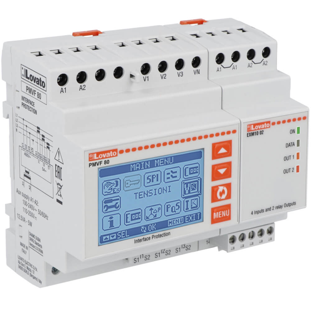 Lovato PMVF80: Interface protection relay - relayត្រួតពិនិត្យ ...