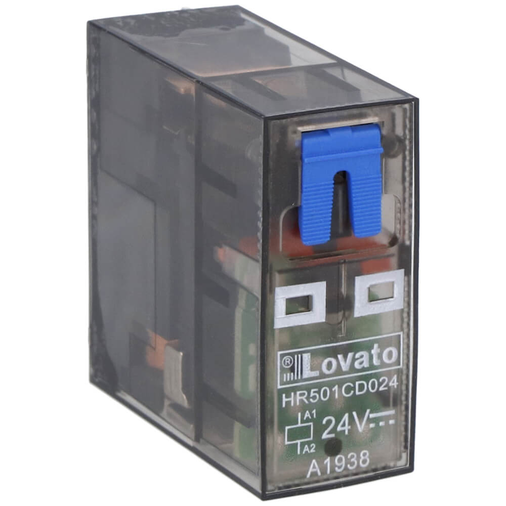 Lovato HR501CD024: Miniature relay - relayកម្រិតមធ្យម 1 C/O 10A 250V ...